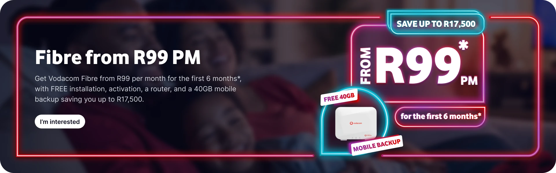 Fibre Internet Deals | Vodacom